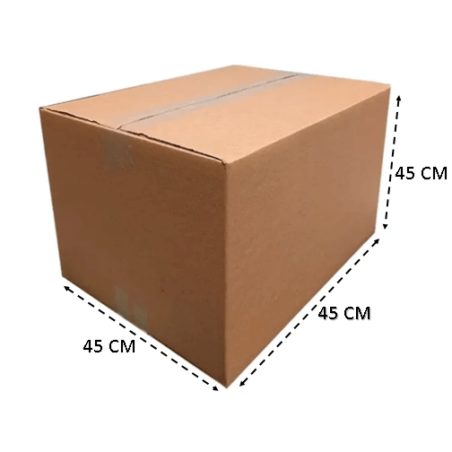 CAIXA DE PAPELÃO 45X45X45 - DUPLEX N°14 - UNID. - Casa do Papel